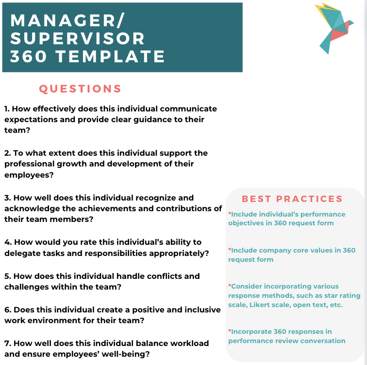 360 Feedback Templates